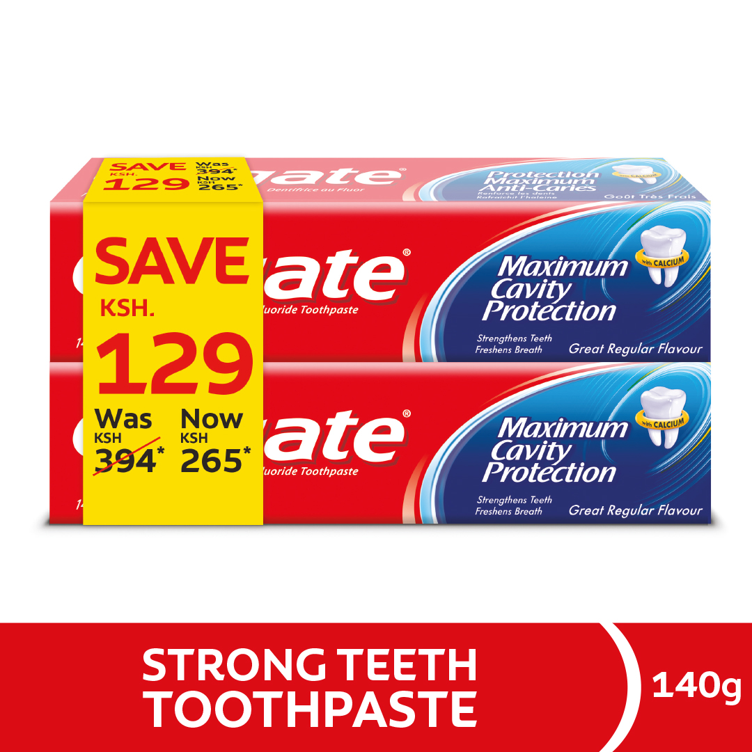 Colgate Maximum Cavity Protection Regular Toothpaste, 140g - Jumra Ltd